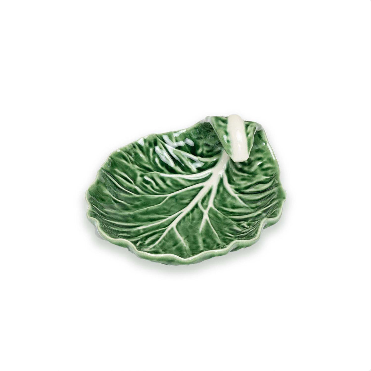 Small Green Cabbage Leaf Dish – plateandpeonie