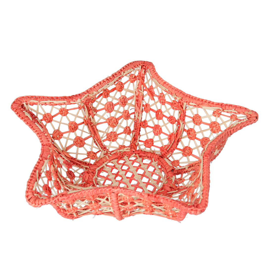 Coral Star Bread Basket - Set of 2 – plateandpeonie